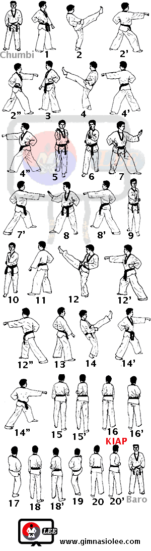 Taeguk Sam Chang. 3º pumse